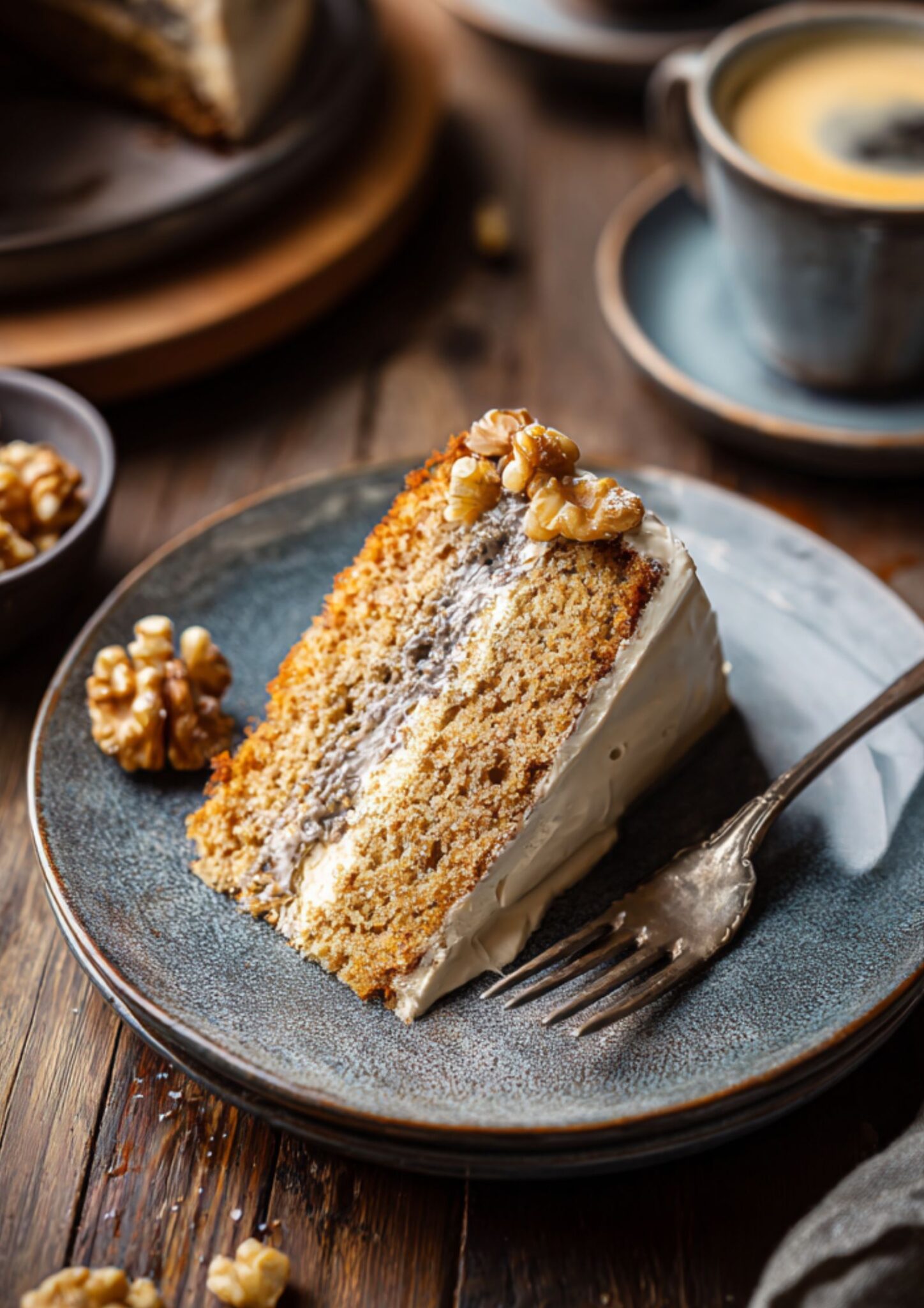 James Martin Coffee And Walnut Cake - James Martin Recipes